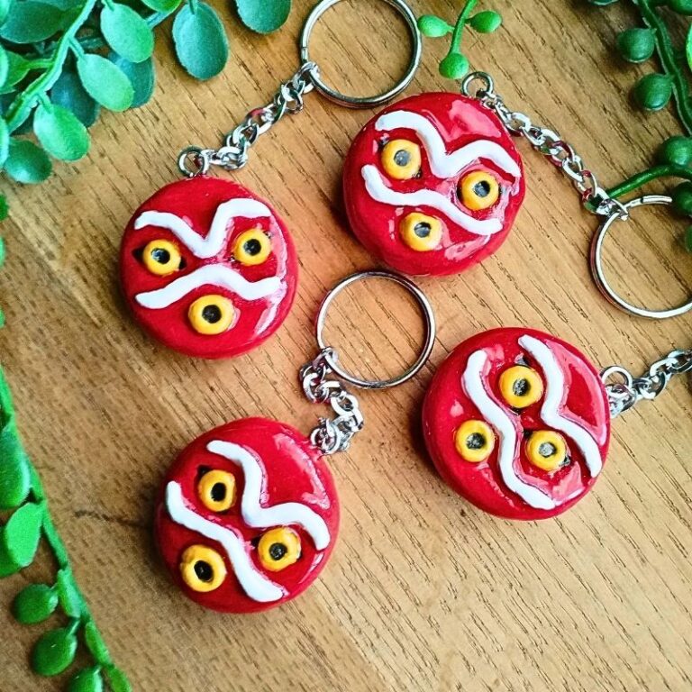 Mask Keychain - Princess Mononoke Mask Keychain
